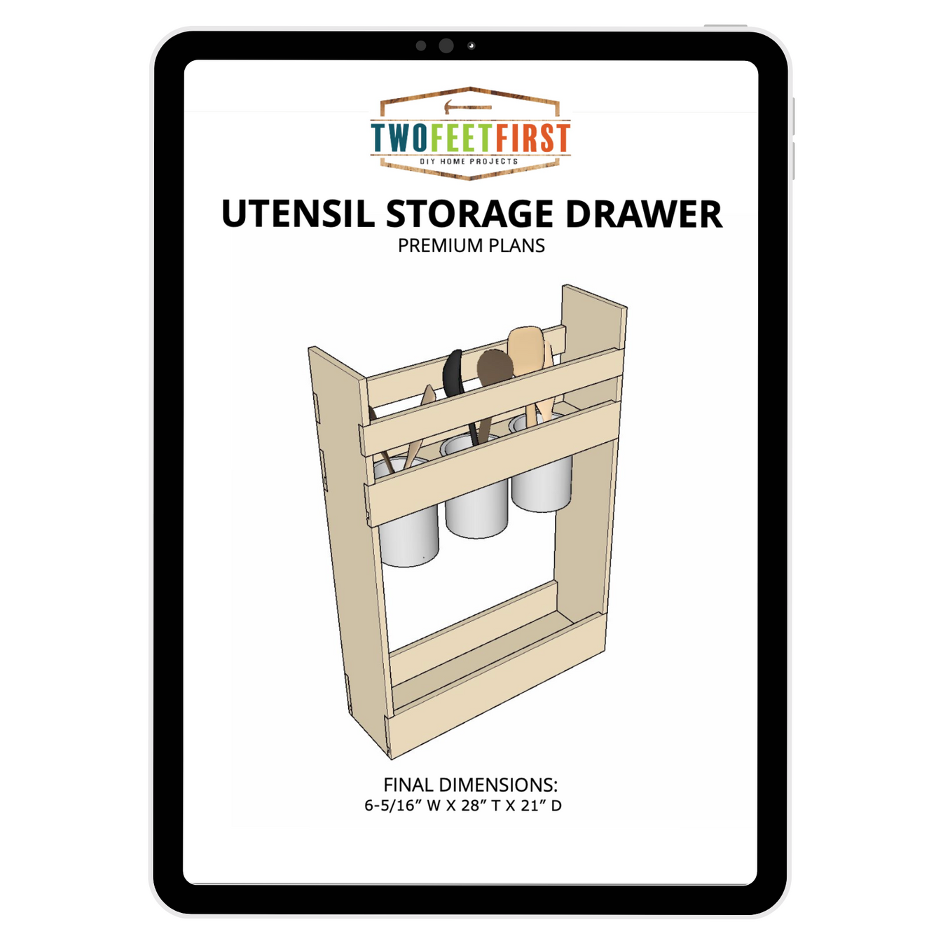 Pullout Utensil Drawer Organizer Plans – TwoFeetFirst