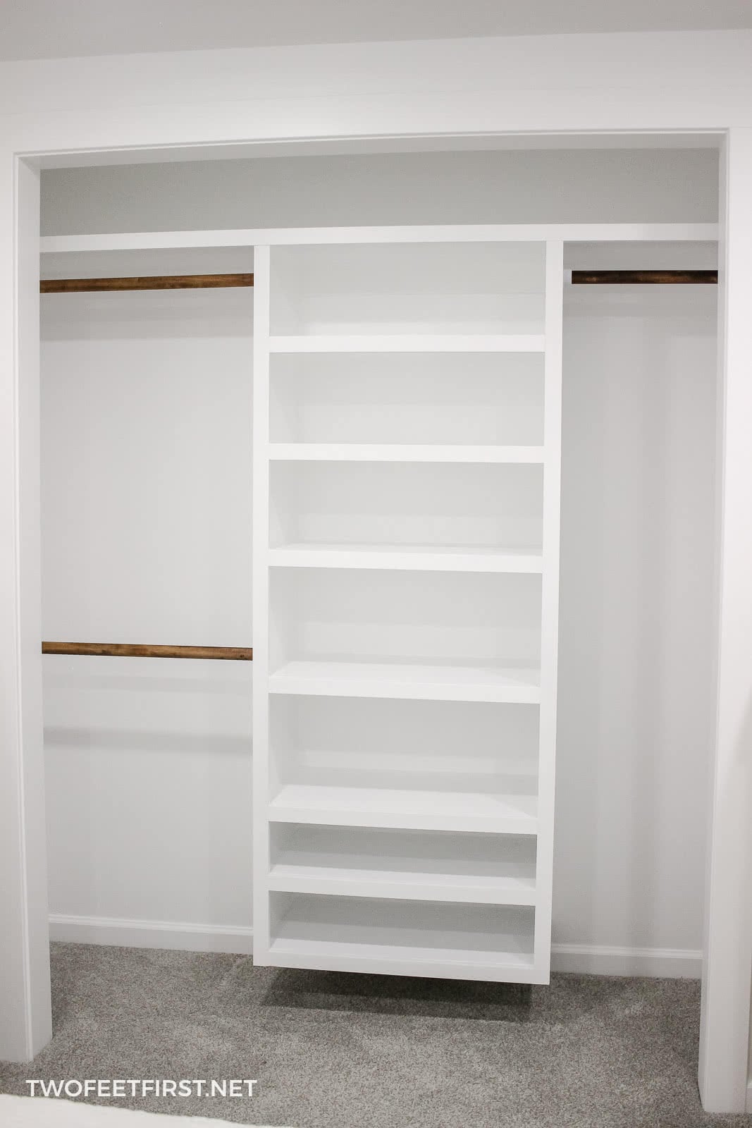 Floating Closet Organizer | The Workbook – TwoFeetFirst